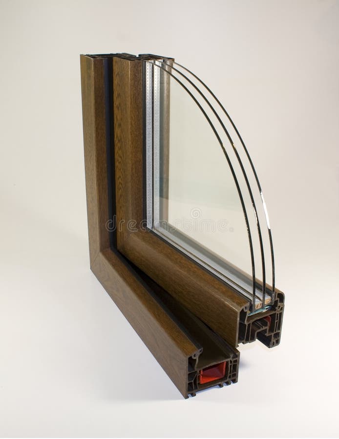 Sample 3 PVC of a window stock photo. Image of sample - 5103334