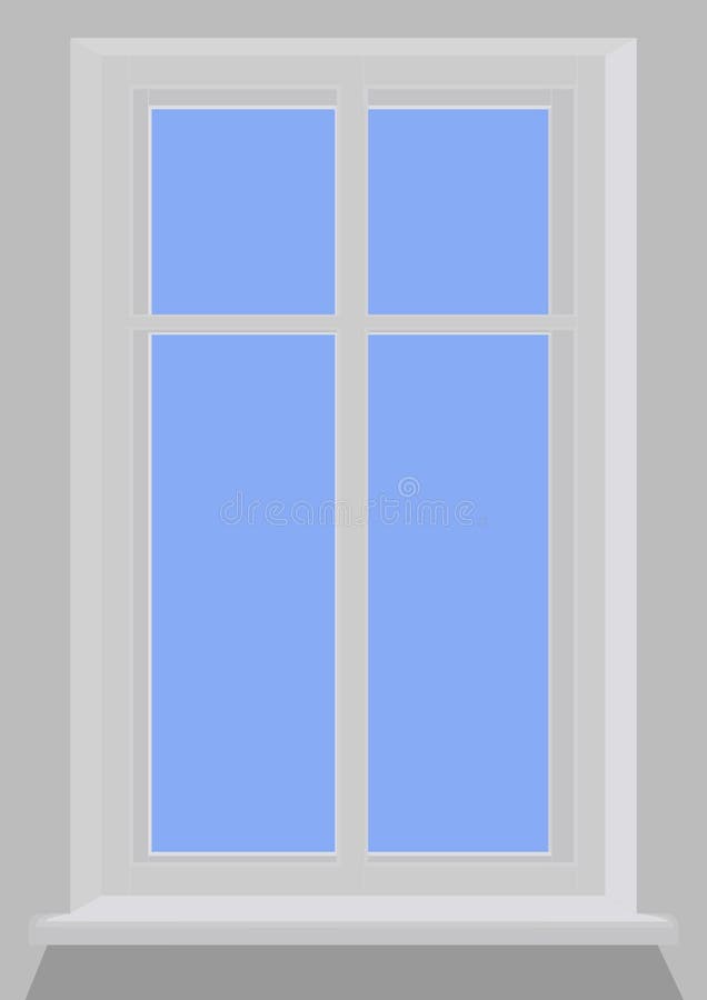 Purple window stock illustration. Illustration of drawn - 920238