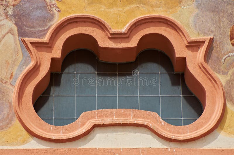 Window stock photo. Image of checked, historic, curve - 20579690