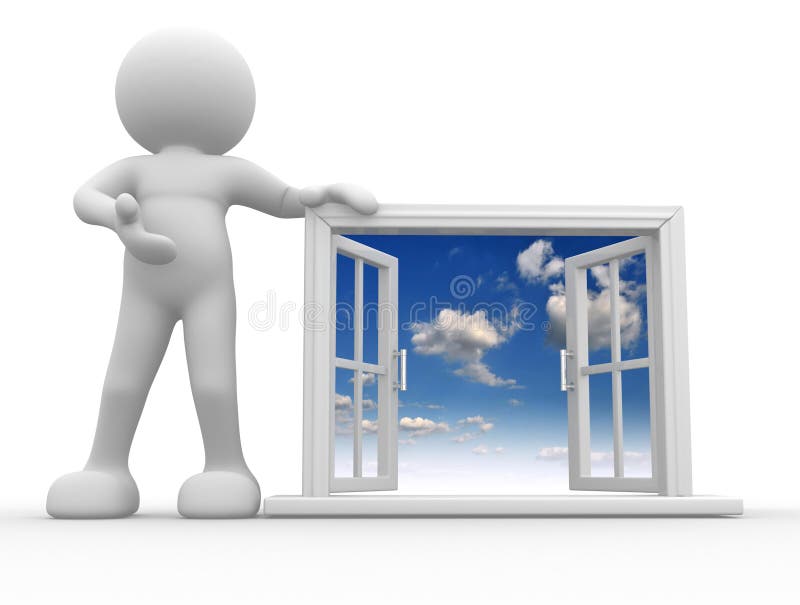 Window stock illustration. Illustration of object, freedom - 23881542