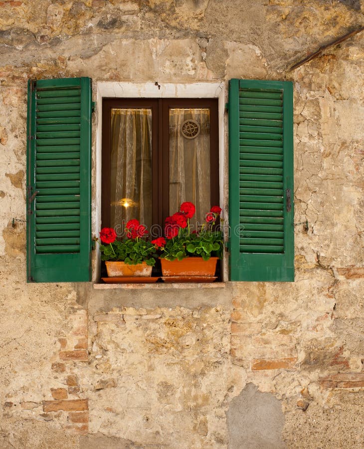 Traditional French windows stock photo. Image of houses - 2523906