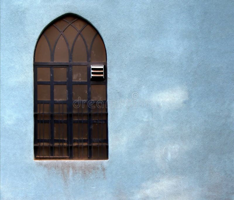 Mexican Window stock image. Image of arch, circle, blue - 78331193