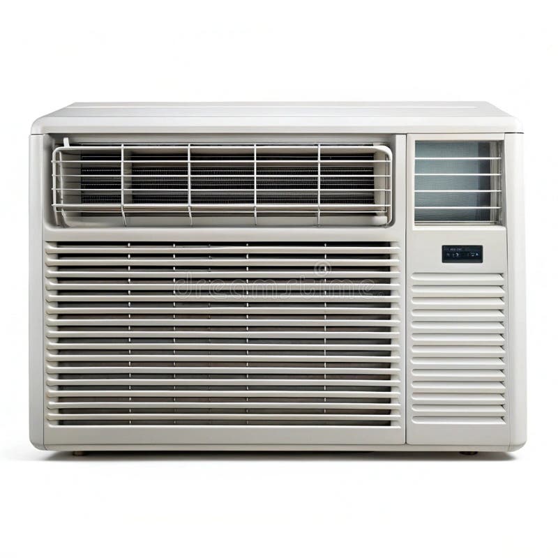 Window Air Conditioner. Vector Image Stock Vector - Illustration of ...