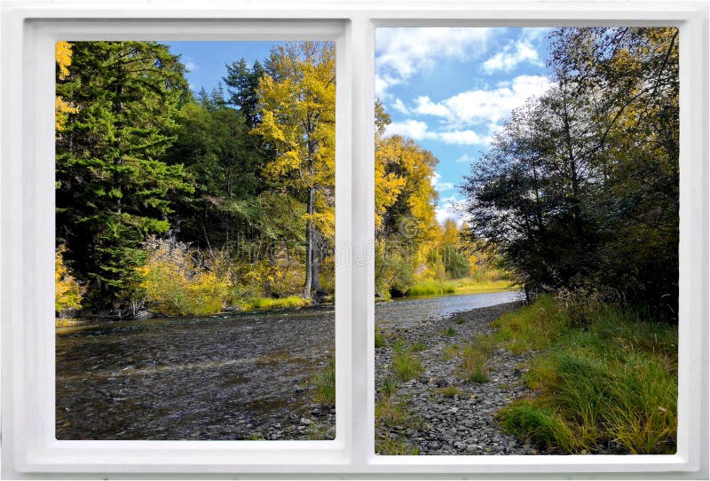 Window Frame Looking Woods Stock Photos - Free & Royalty-Free Stock ...