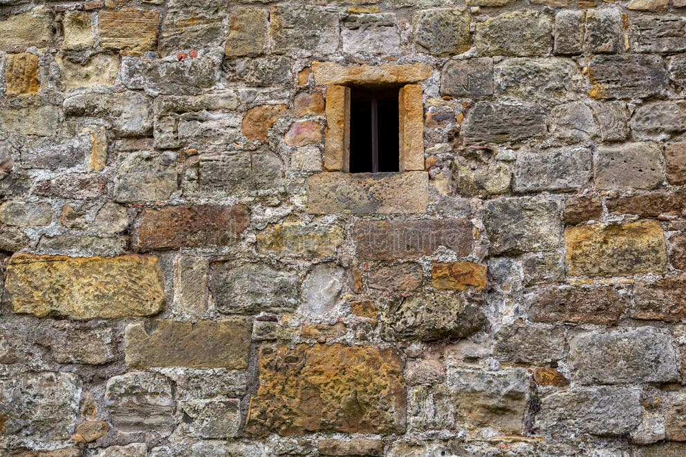 Window in Ancient Castle Wall Stock Photo - Image of window, medieval ...