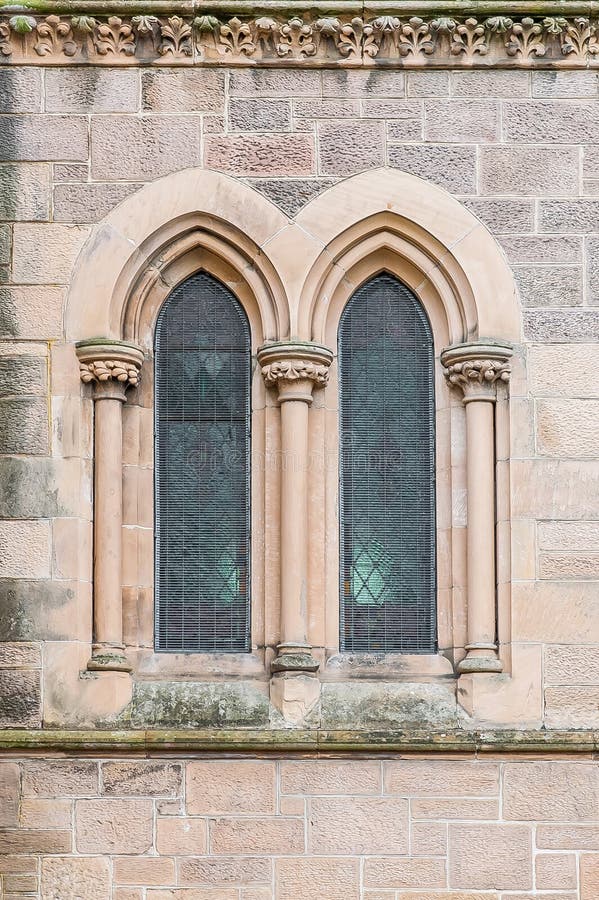 Window in an Ancient Catholic Temple Stock Image - Image of exterior ...