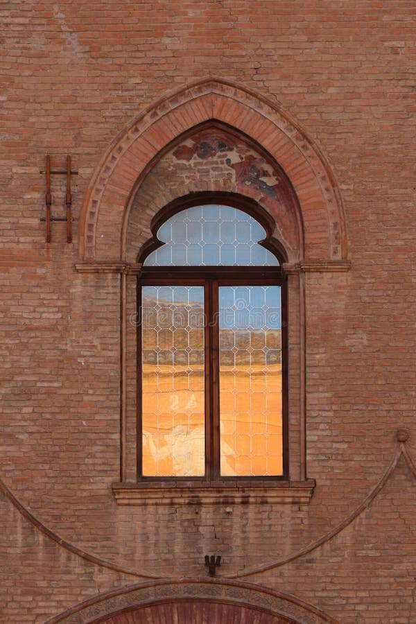 Window of Ancient Medieval Italian Palace Editorial Photo - Image of ...