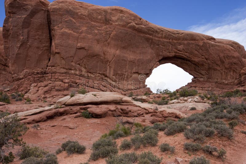 The Window Arch stock photo. Image of utah, nature, park - 15678162