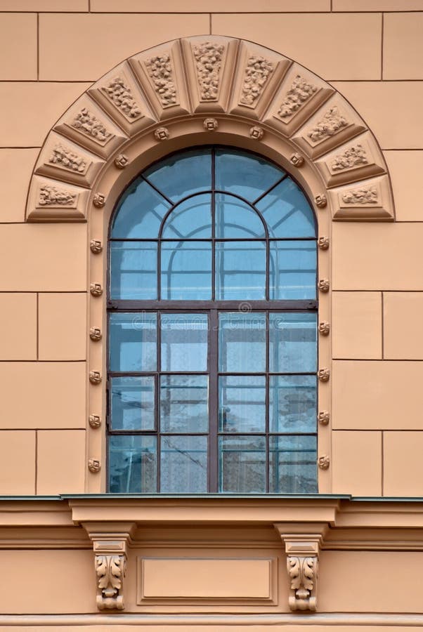 Window arch. stock photo. Image of exterior, home, front - 38154054