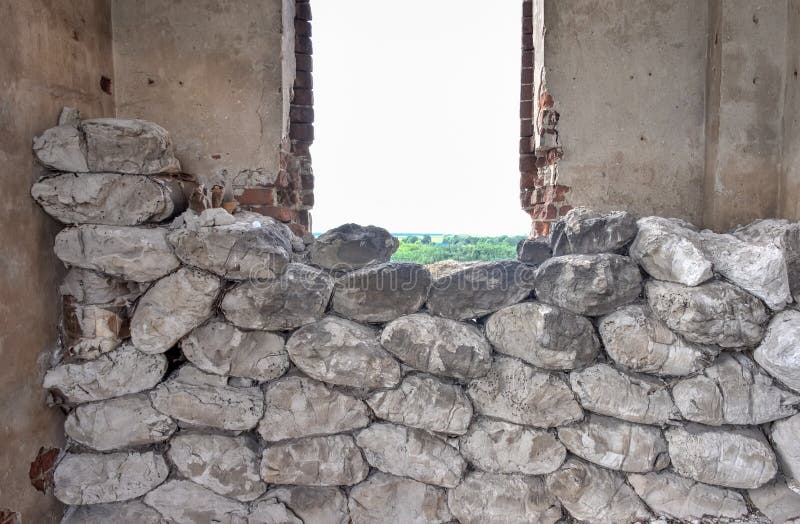 Window Arch in an Abandoned Temple Stock Image - Image of tunnel ...