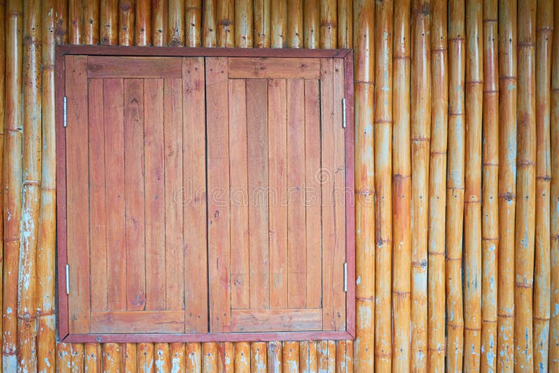 Window and bamboo wall stock photo. Image of decoration - 85805950