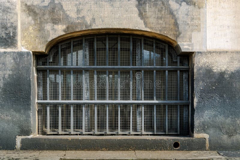 Window with bars stock photo. Image of front, window - 279621698