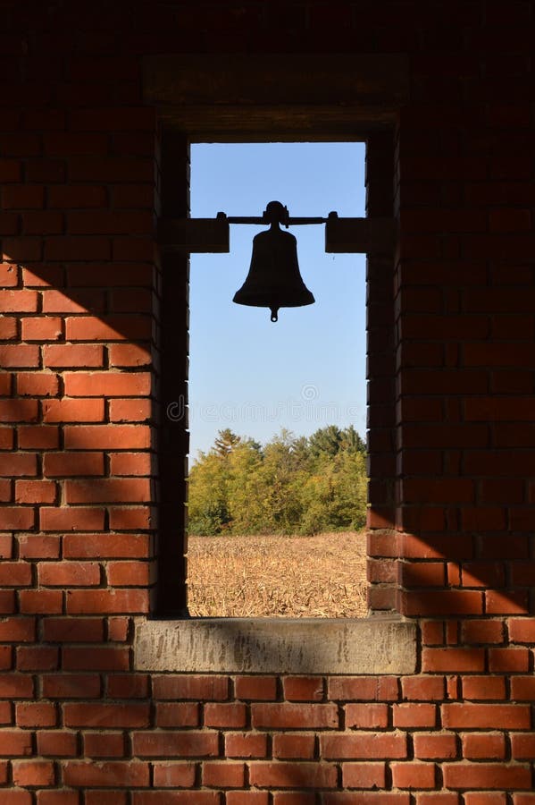 Window with bell stock photo. Image of hole, chapel, eating - 61843474