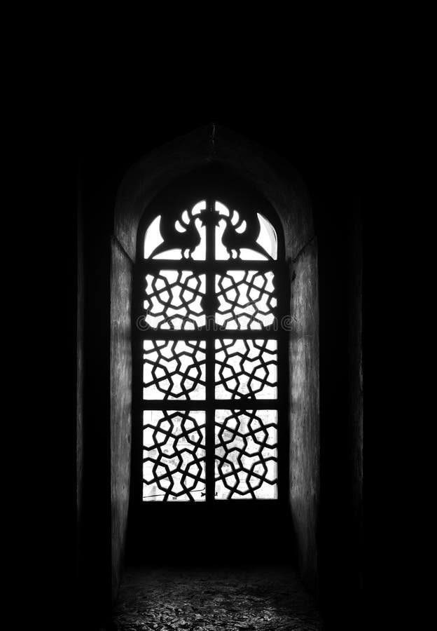 A Window in Black and White Stock Image - Image of dehli, black: 144398183