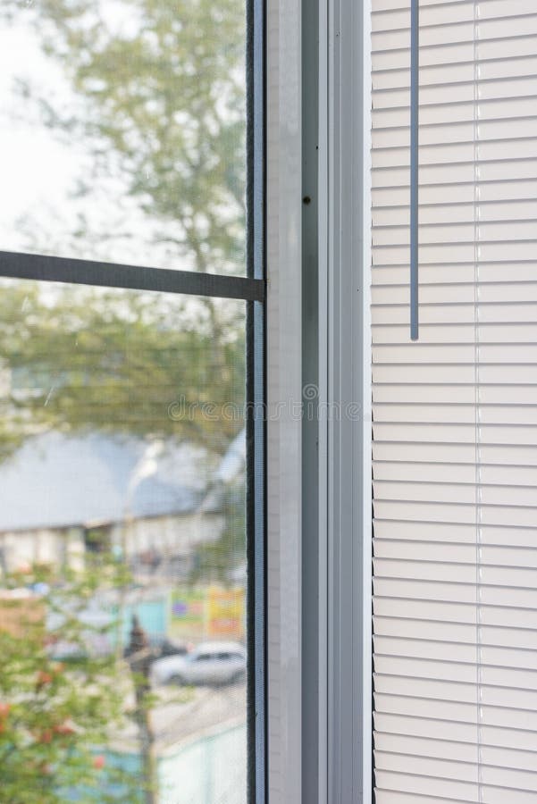 Window blinds stock photo. Image of plastic, blue, indoor - 32910350