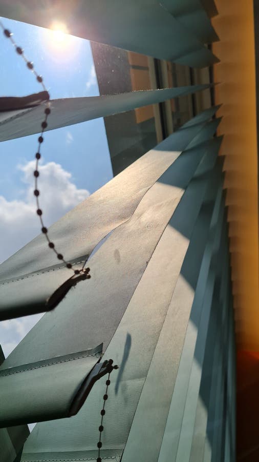 Window Blinds and Sunlight in the Hospital Stock Image - Image of ...