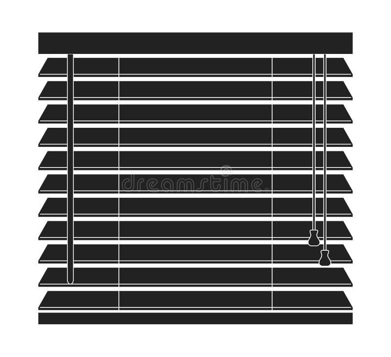 Window Blinds or Shutters Template, Realistic Set. Stock Vector ...