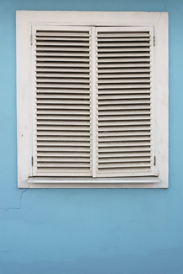 Window with Blue Background Wall Stock Photo - Image of exterior, frame ...
