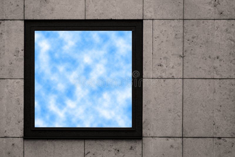Window border stock image. Image of edges, clouds, frame - 12944479
