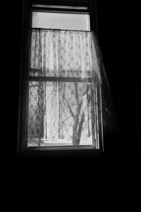 Window with Light Breeze Blowing through it Stock Image - Image of ...