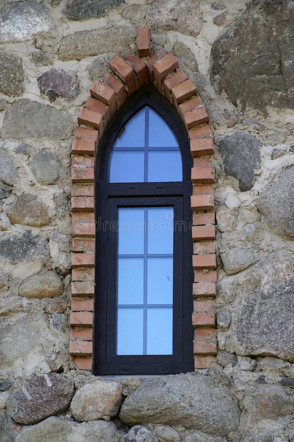 A Window in a Brick Building. Details and Elements. Stock Photo - Image ...