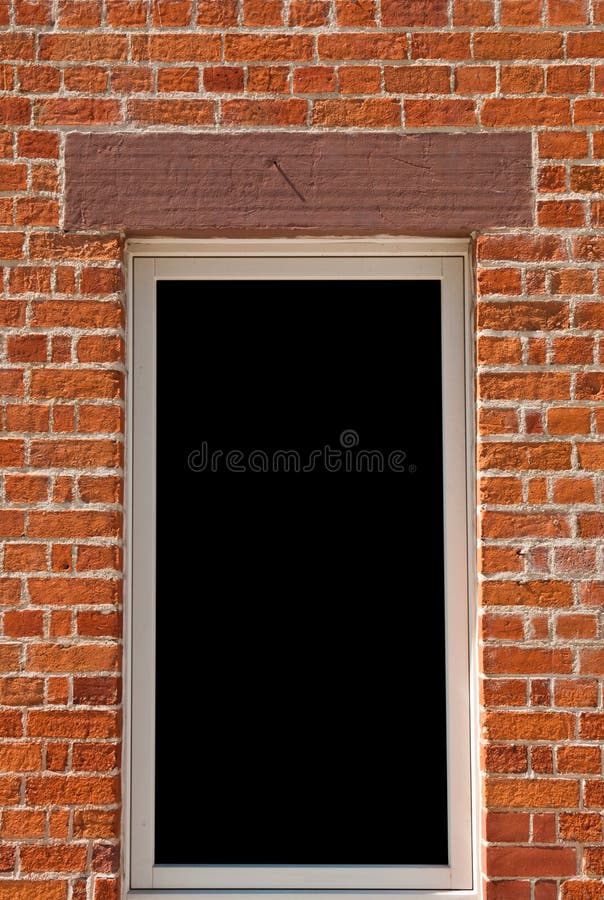 Window on brick wall stock image. Image of construction - 27829523