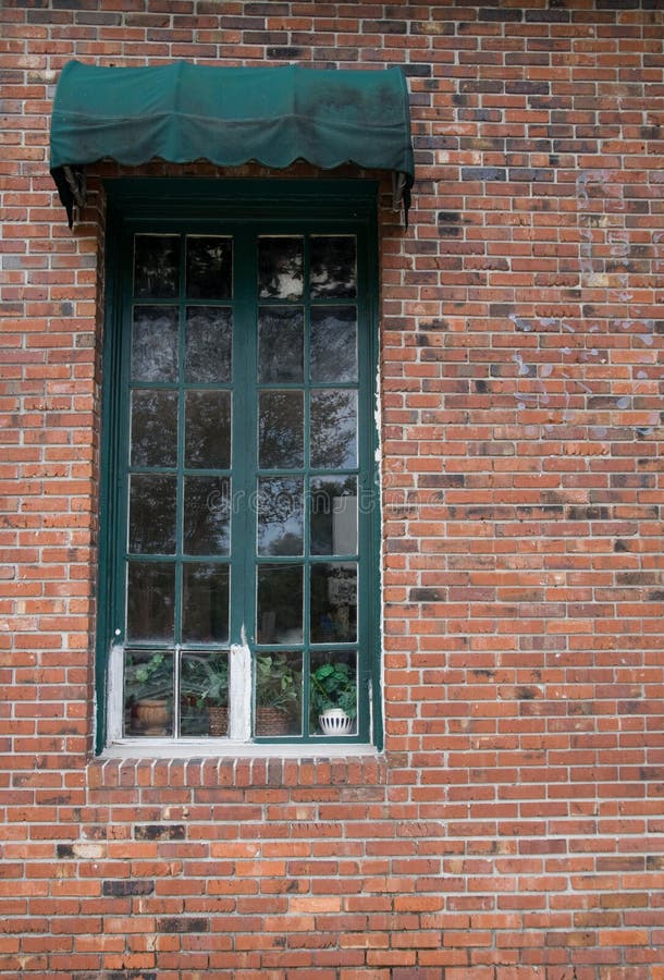 Window on Brick Wall stock photo. Image of windowed, window - 3898990