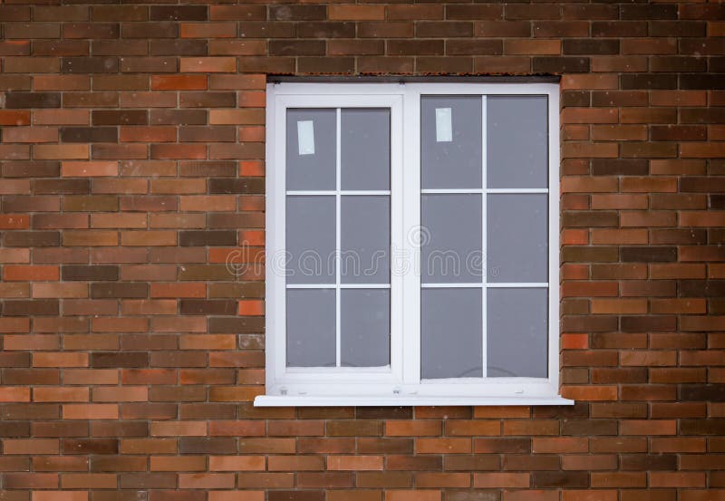 Window on a Brick Wall in the House Stock Photo - Image of frame, brick ...