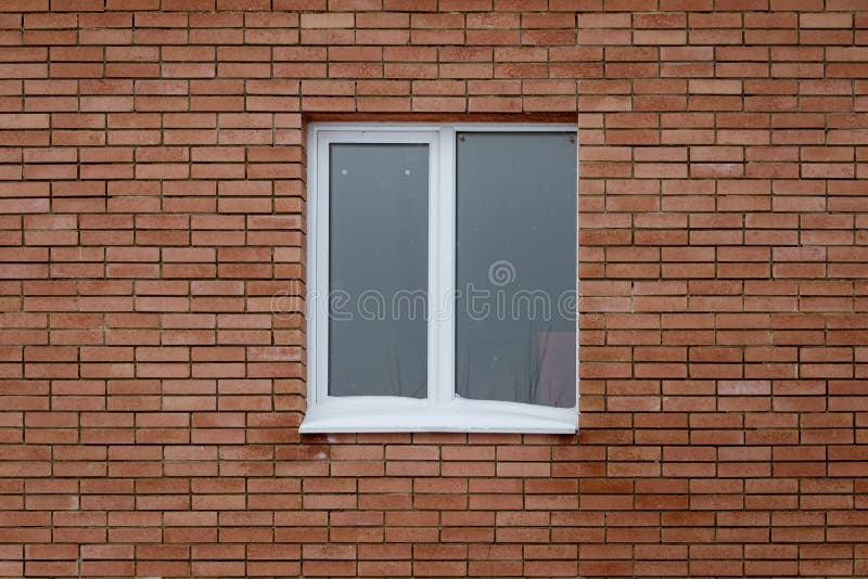 Window on a Brick Wall in the House Stock Image - Image of texture ...