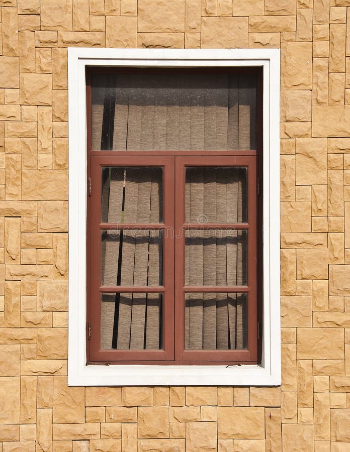 Window on brick wall. stock image. Image of architecture - 37409311