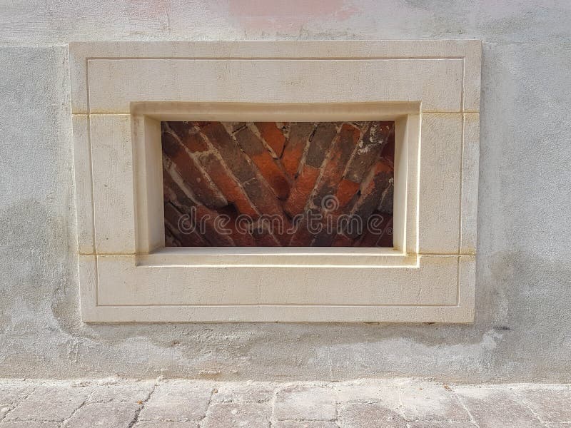 Small bricked window stock image. Image of london, cement - 149972883