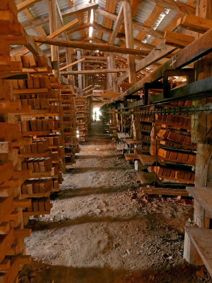 Bricks, brick factory stock photo. Image of texture - 111918224