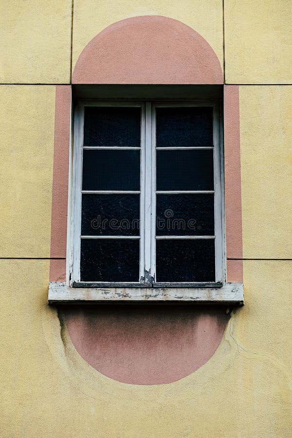 Window of a Building with a Colorful Facade Stock Photo - Image of ...