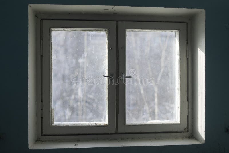 Window in Building. Interior of Building in Detail Stock Image - Image ...