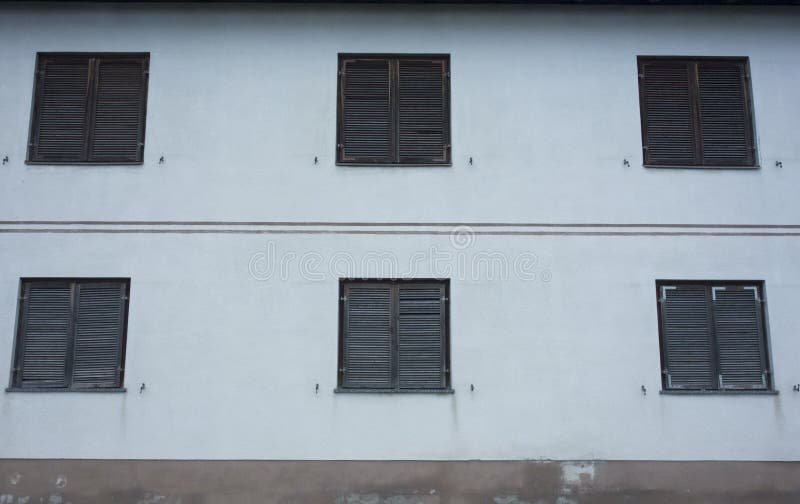 Window of a Building in Wood Construction Stock Photo - Image of ...