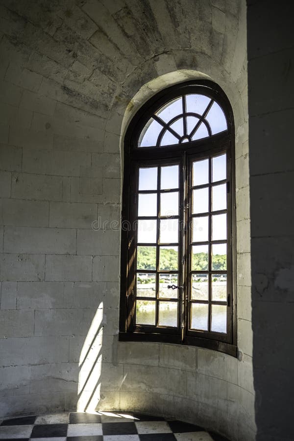 Window in a castle stock photo. Image of frame, palace - 125941424