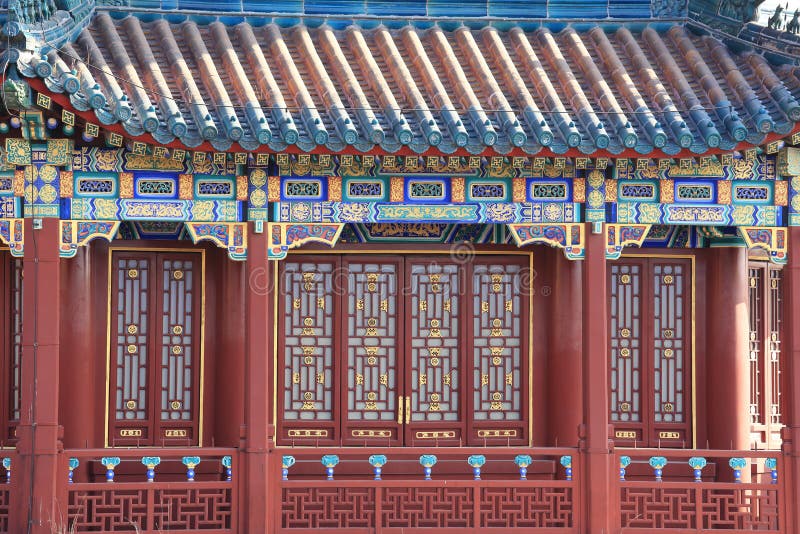 Window of Chinese Historic Building Stock Image - Image of chinese ...