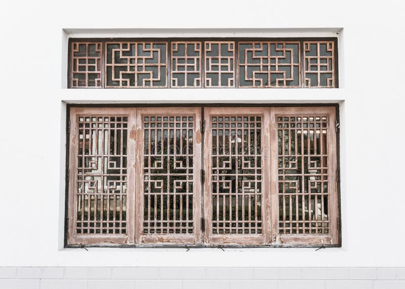 Window in chinese style stock image. Image of ancient - 97149085