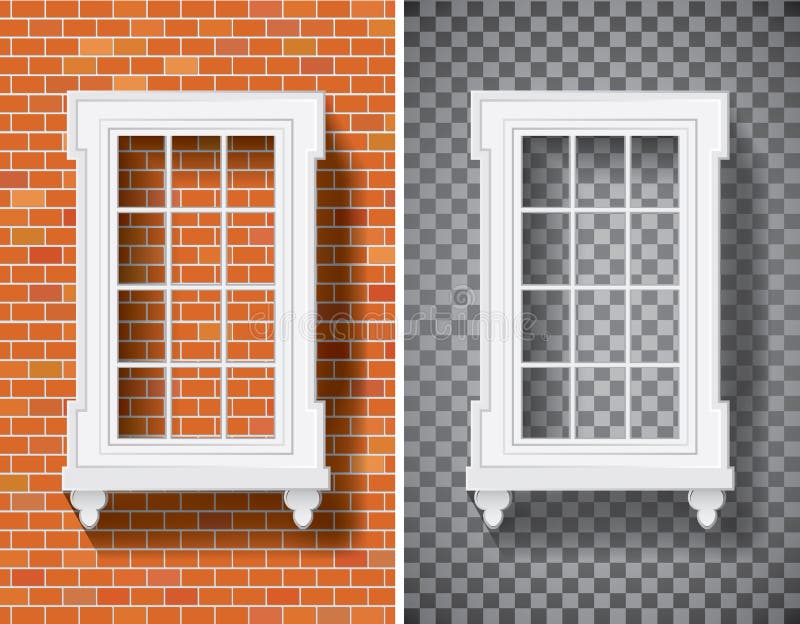 Wood Window Frame Clip Art Stock Illustrations – 148 Wood Window Frame ...