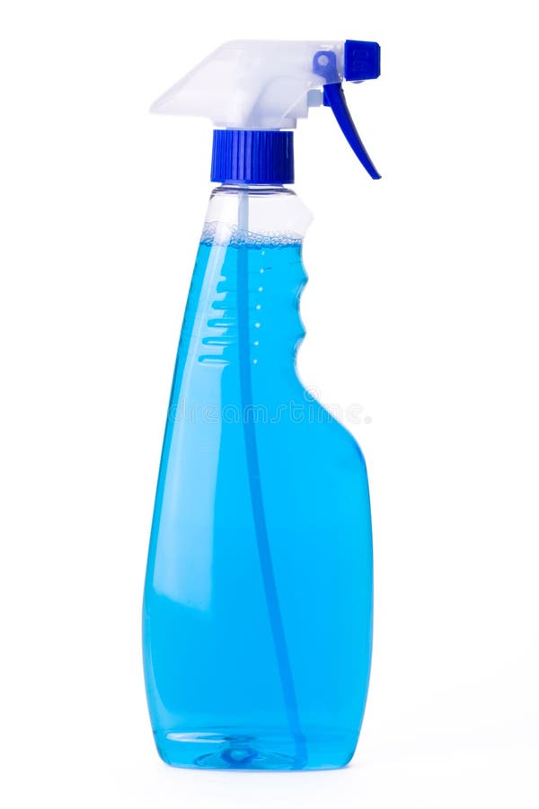 Spray Bottle Windex Window Cleaner Stock Image - Image of isolated ...