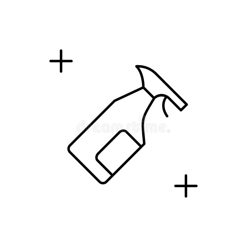 Window Cleaner Icon. Simple Line, Outline Vector Elements of Housework ...