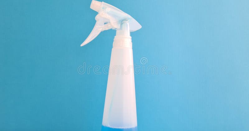 Window Cleaner in a Plastic Spray Bottle Stock Image - Image of ...