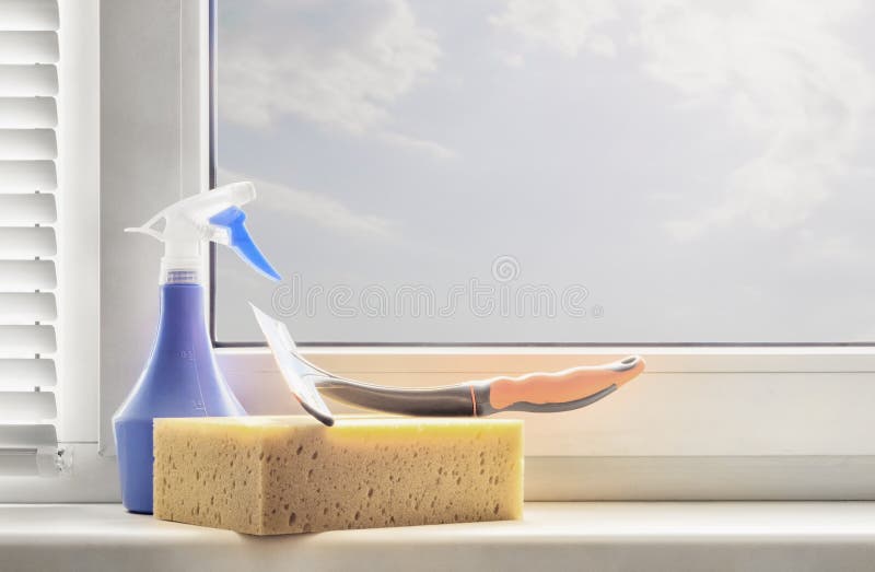 Window Washing stock photo. Image of wash, window, cleaning - 206896