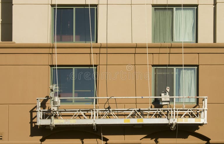 Window cleaning platform stock photo. Image of washing - 6493128