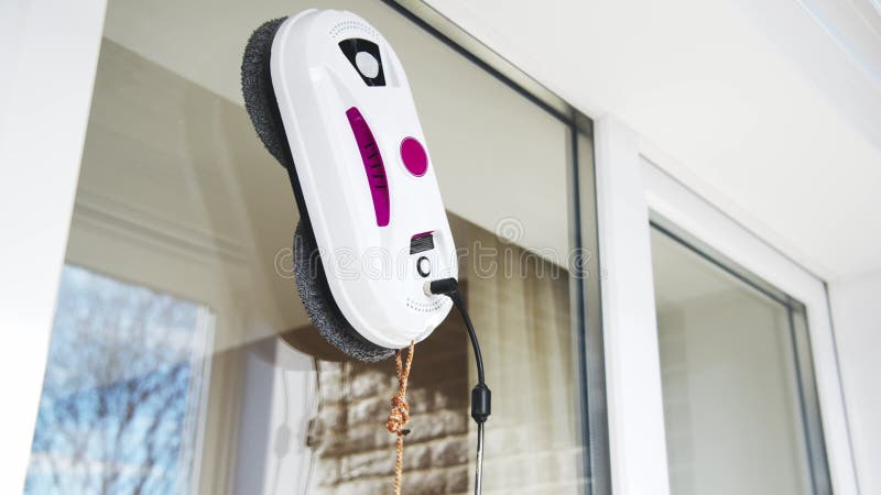 Window Cleaning Robot. Glass Cleaning with Technology and Modern ...
