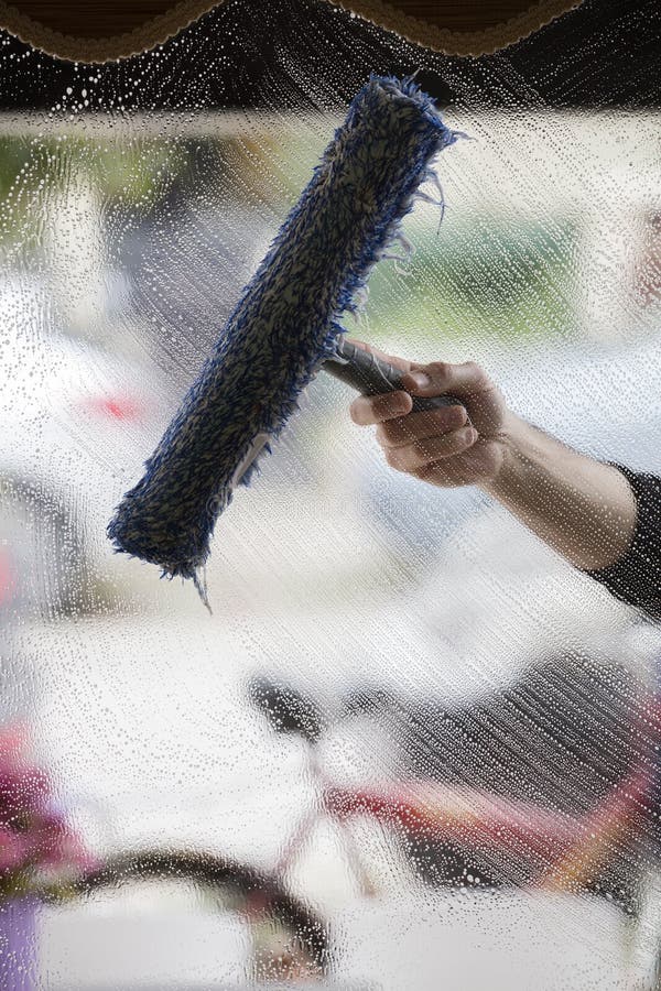 Window cleaning stock image. Image of glass, chores - 112181231