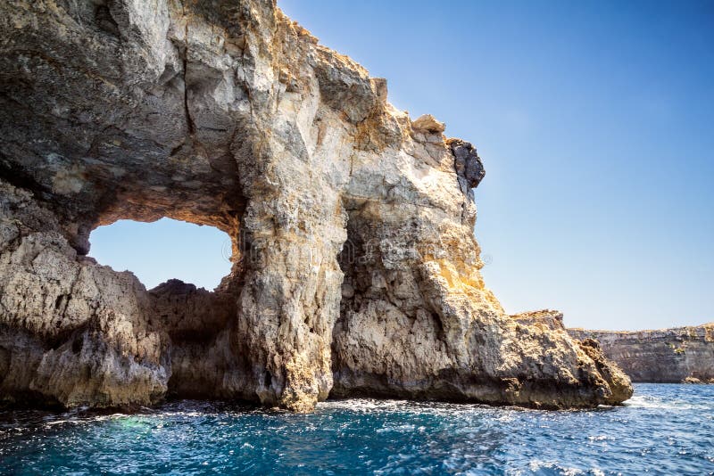 Window in a cliff. stock image. Image of beauty, crag - 103529637