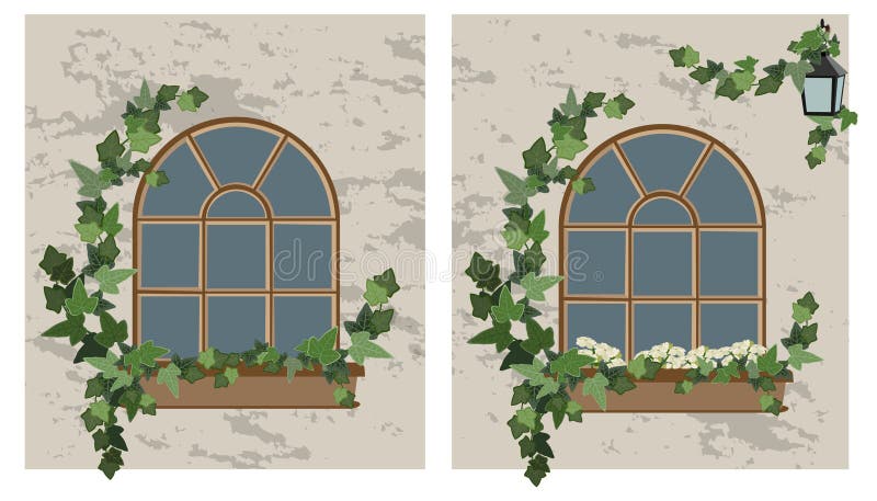 Window Box Plant Stock Illustrations – 1,730 Window Box Plant Stock ...