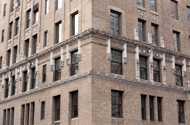 New York City Apartment Building Close Up Stock Photo - Image of ...