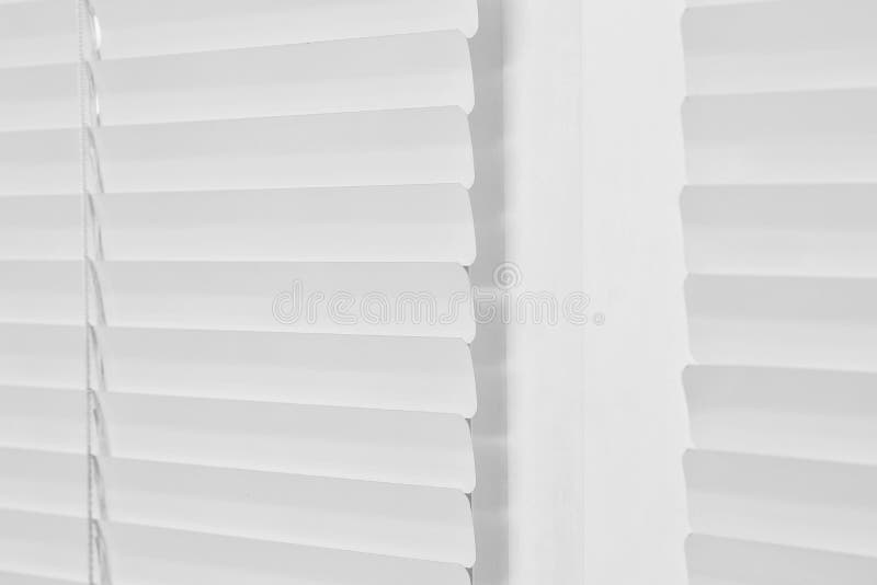 Window with Closed Modern Horizontal Blinds Indoors Stock Photo - Image ...